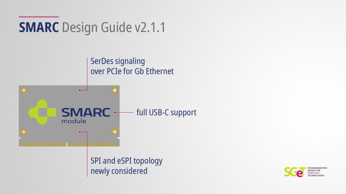 SGET releases new Design Guide 2.1.1 for SMARC carrier boards: Extended ... SGET releases new Design Guide 2.1.1 for SMARC carrier boards: Extended ...