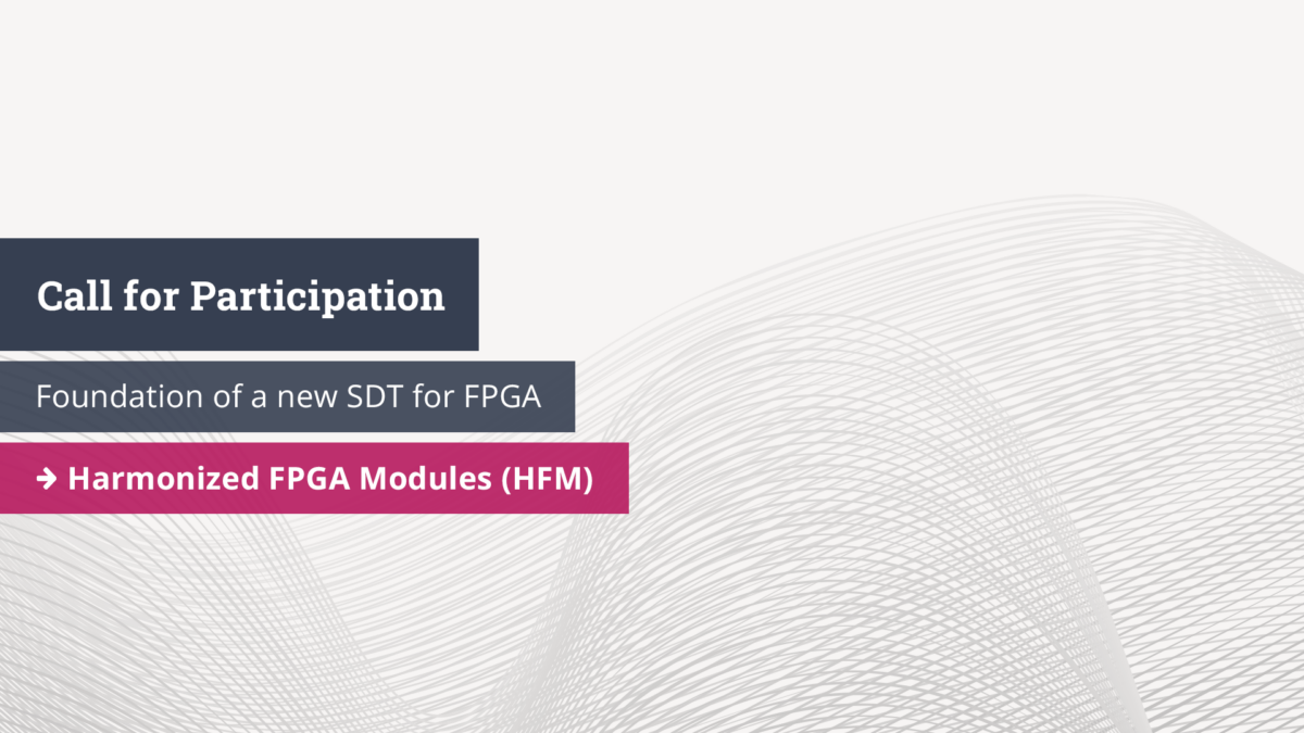 We create Open Standards for the industry - SGET