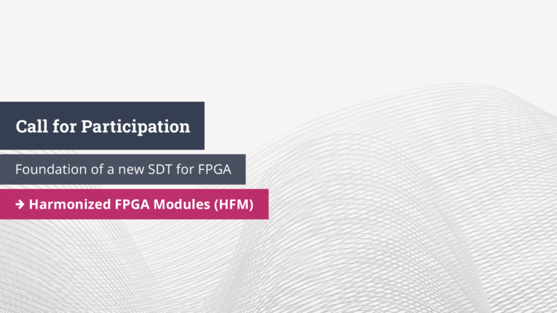 We create Open Standards for the industry - SGET